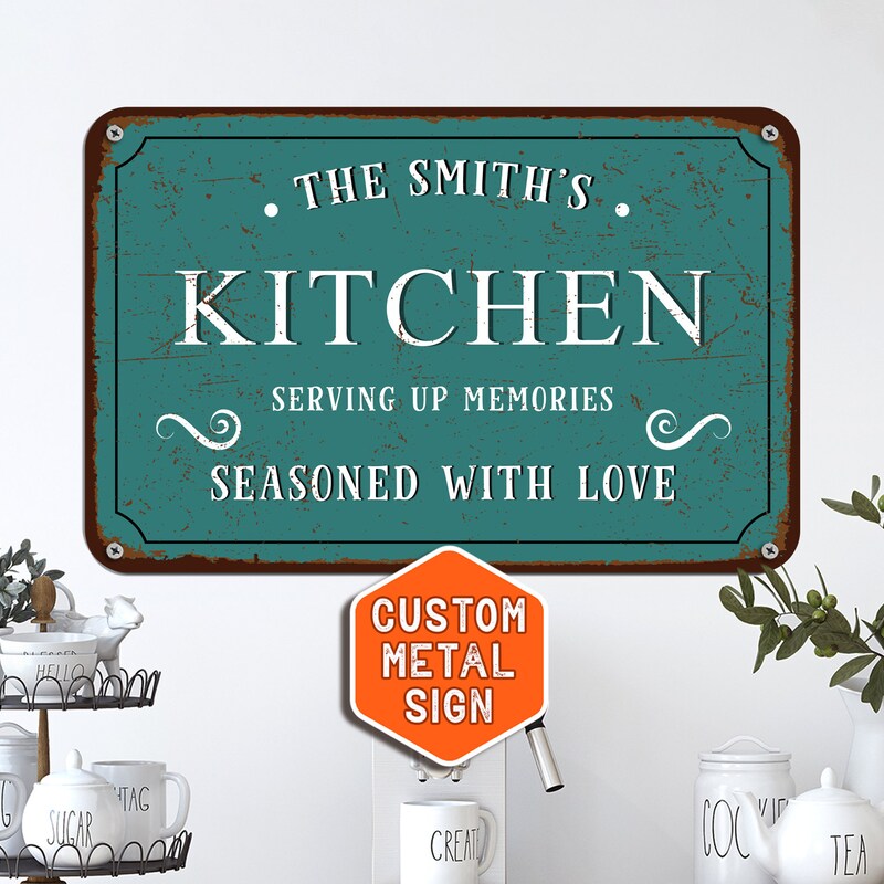 Custom Kitchen Sign - Etsy