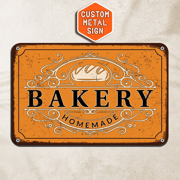 Personalized Vintage Bakery Sign - Etsy