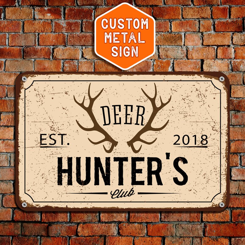 Hunting Lodge Sign - Etsy