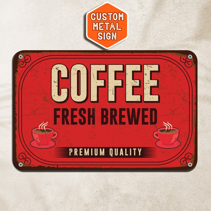 Fresh Coffee Sign - Etsy