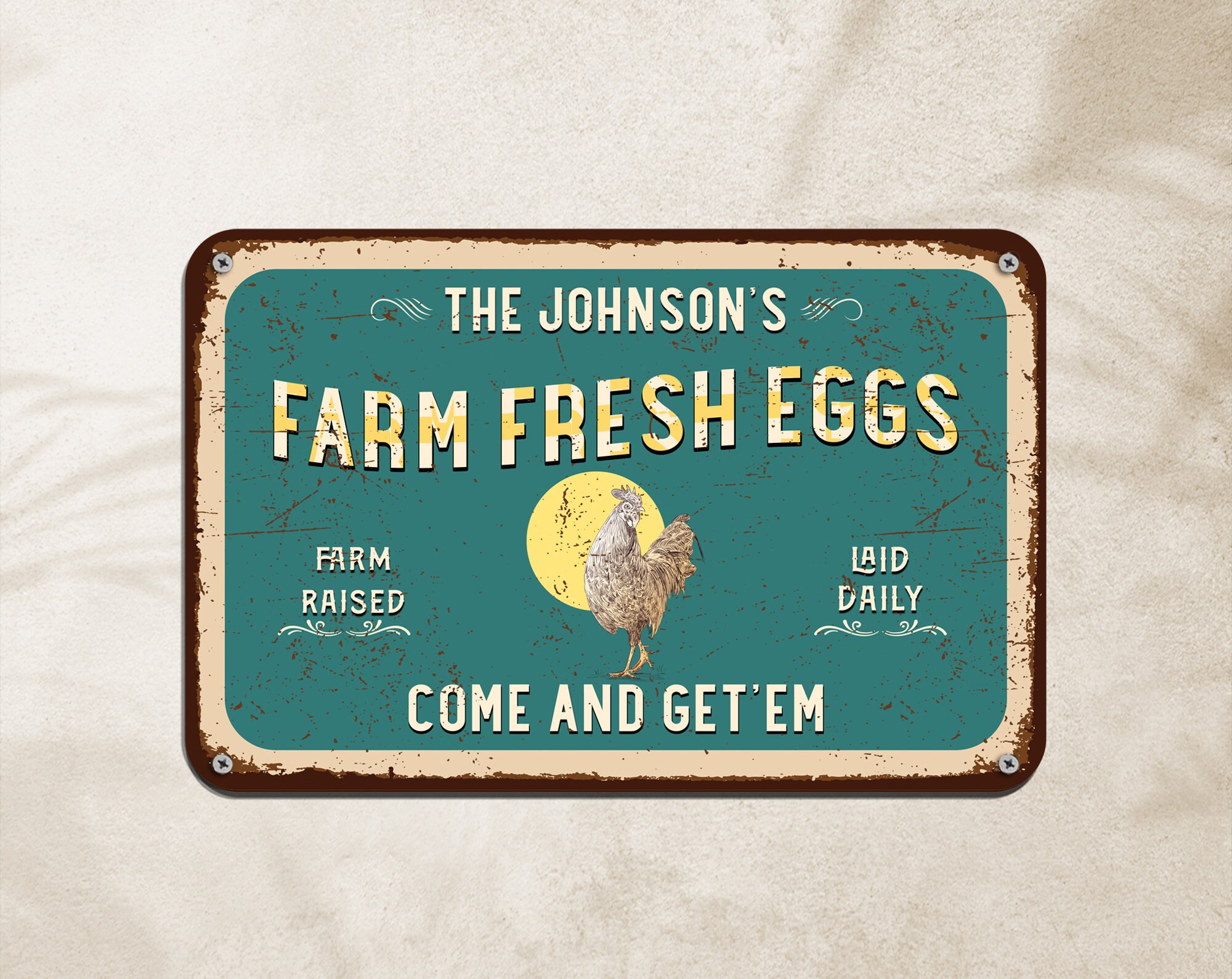 FRESH EGGS SIGN, Fresh Eggs Signs, Vintage Style Fresh Eggs Sign, Fresh ...