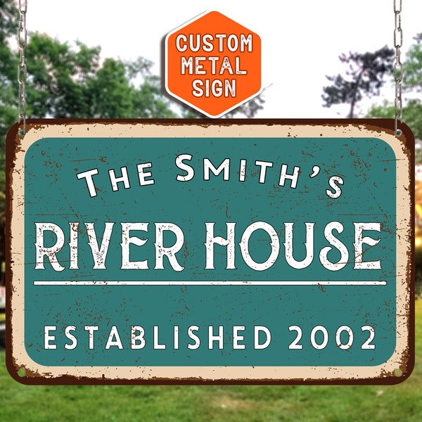 River House Sign - Etsy