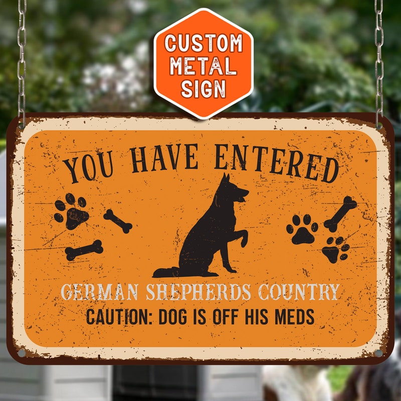 German Shepherd Sign - Etsy