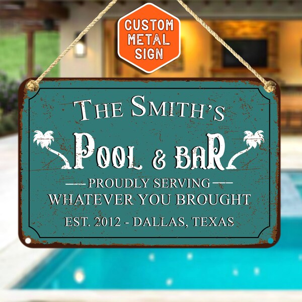 Swimming Pool Signs - Etsy