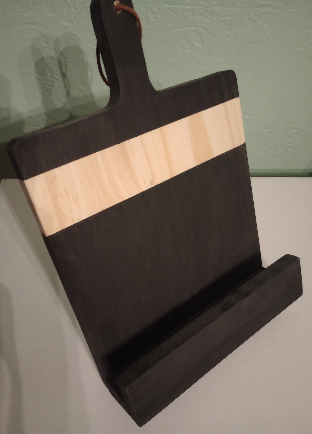 Modern Farmhouse Black Stripe Tablet/cookbook Holder - Etsy