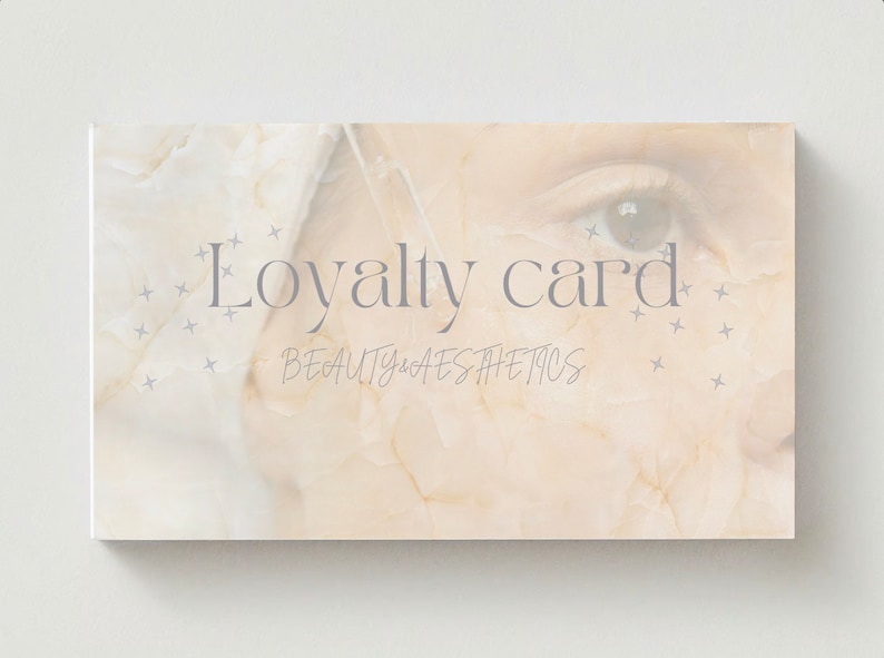 Beauty Loyalty Card Template Design, Customer Reward Card, Beauty ...