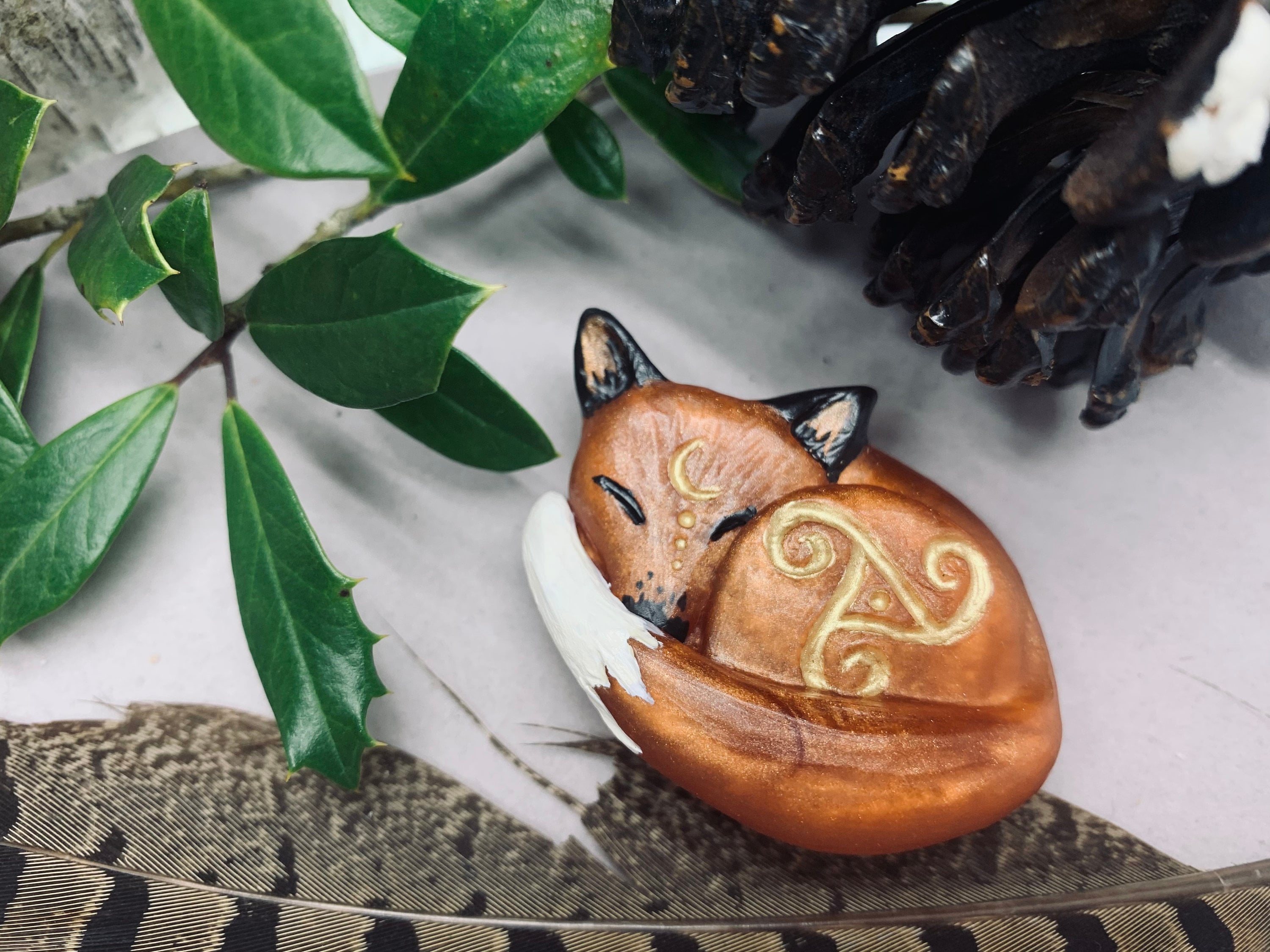 Pocket Totem, Tribal Red Fox Totem, Fox Figurine, Fox Totem Fox ...