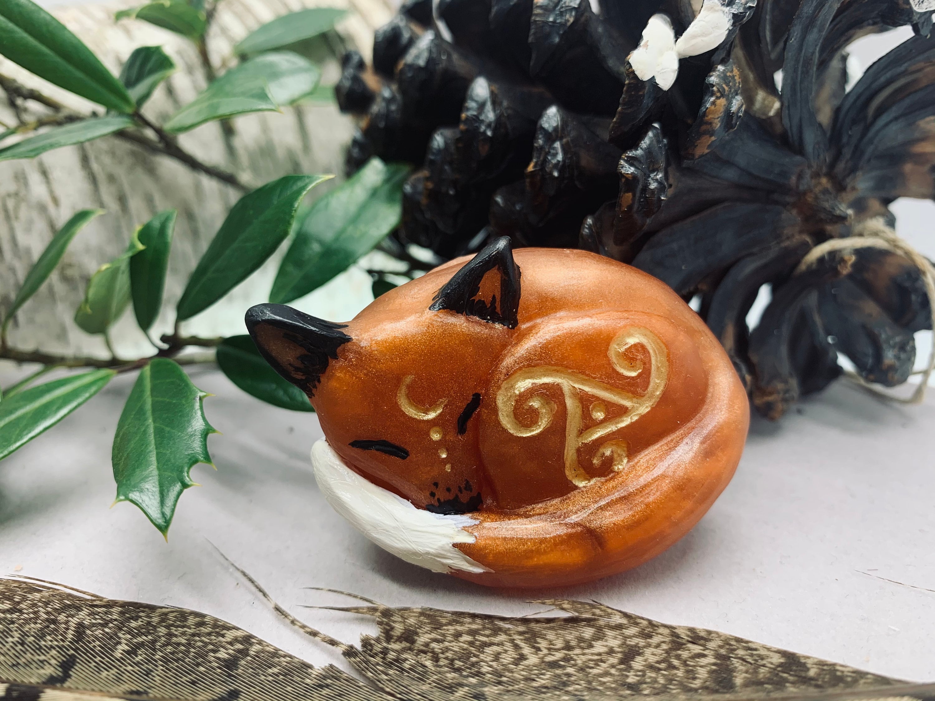 Pocket Totem, Tribal Red Fox Totem, Fox Figurine, Fox Totem Fox ...