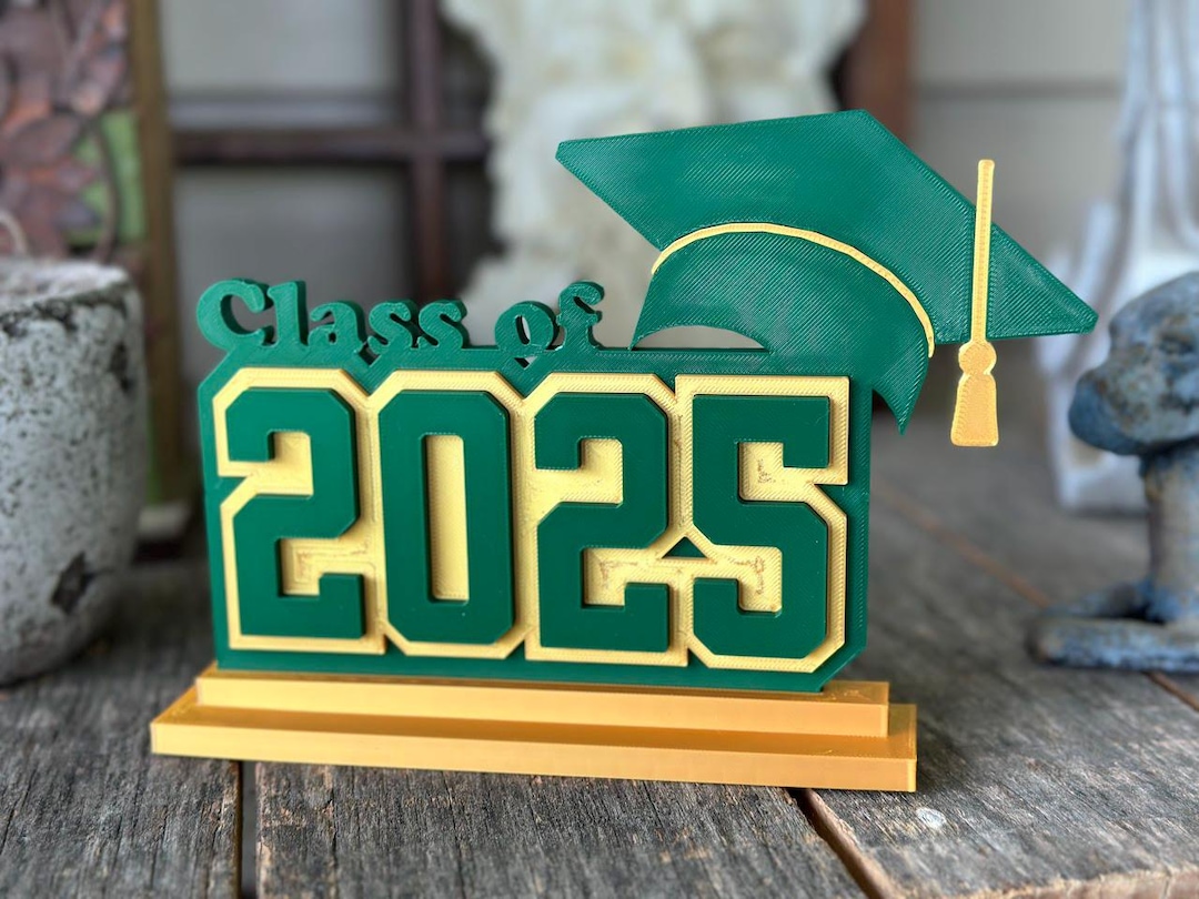 Class of 2025 Graduation Sign | 3D Printed Keepsake | Custom Grad Gift ...