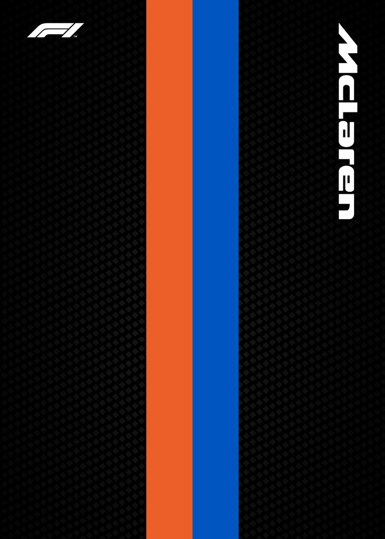 Mclaren F1 LEGO Technic Wall Display Carbon – 42141 Compatible Digital ...