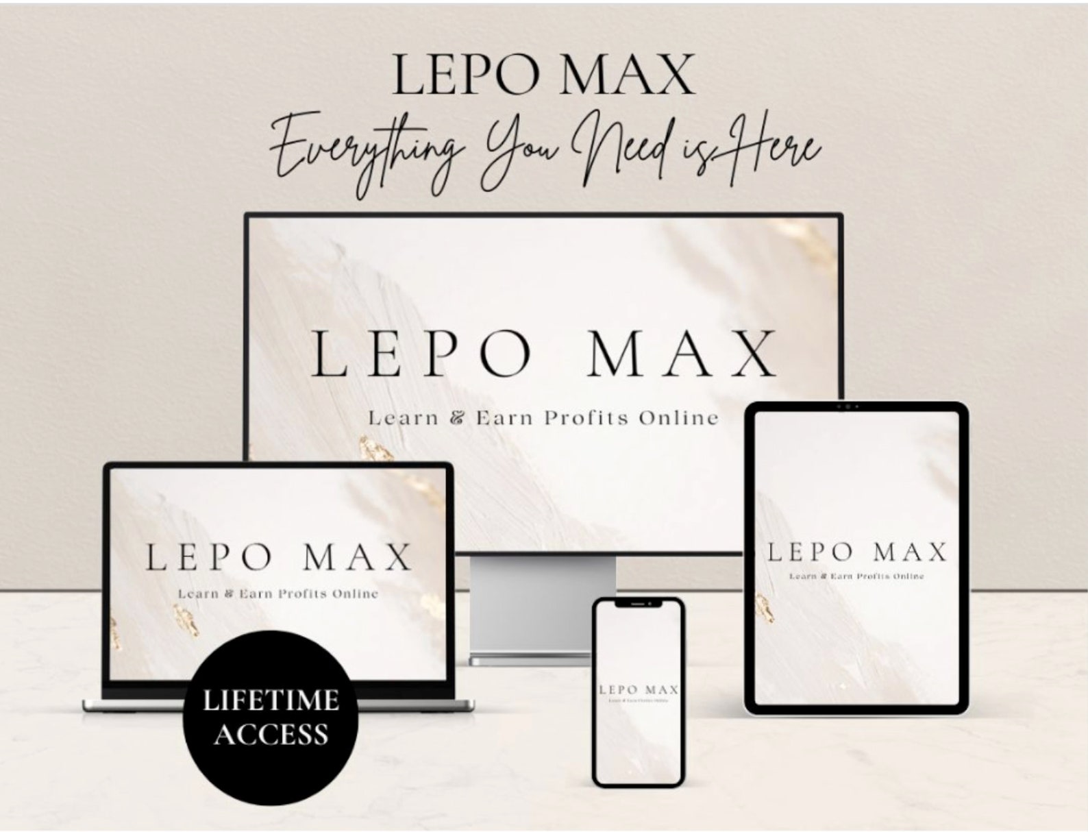 Lepo Max Learn & Earn Course With Master Resell Rights (MRR) - Etsy