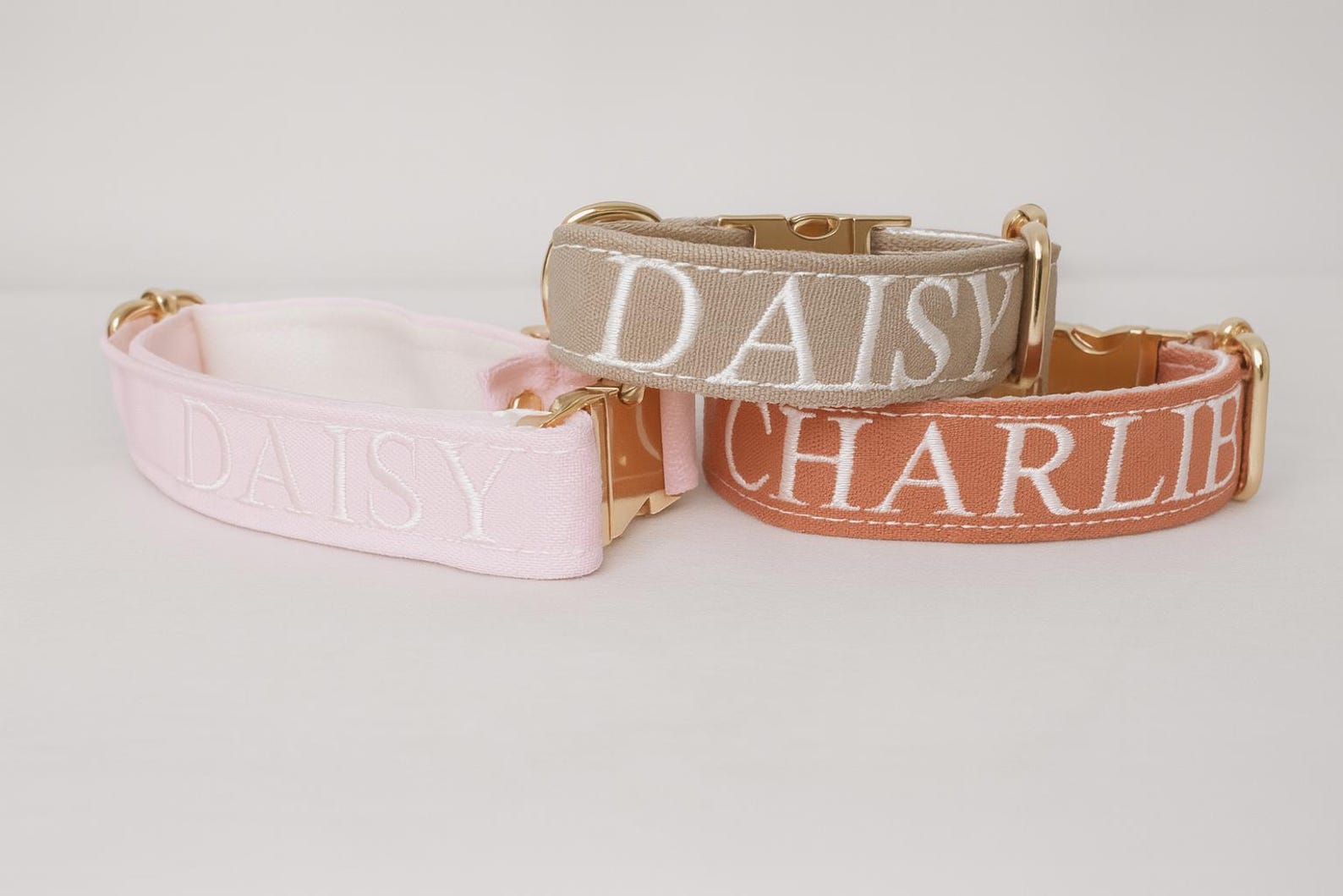 Personalized Embroidered Dog Collar – Custom Name and Design ...