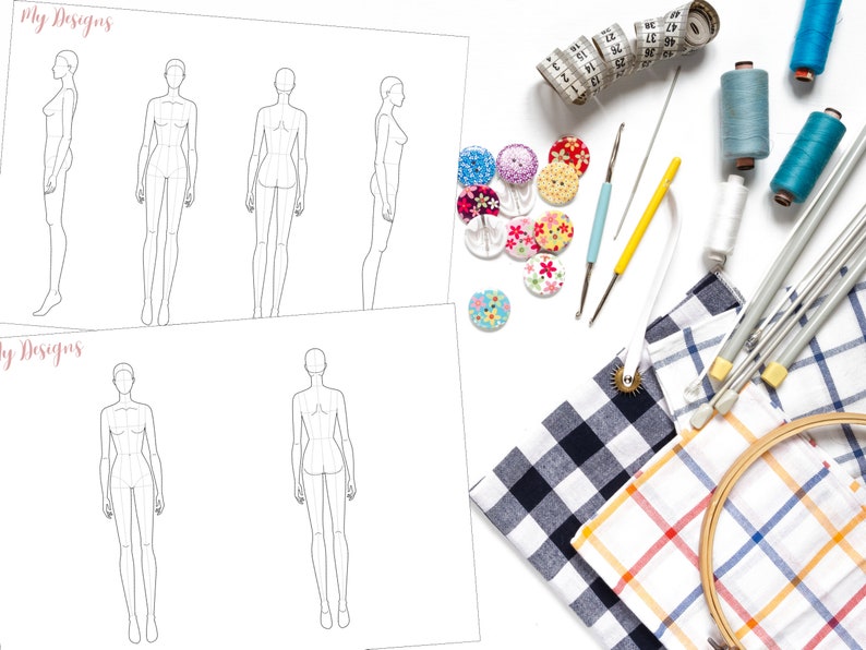 Design Template Fashion Drawing Design Fashion Sketch Costume Design ...