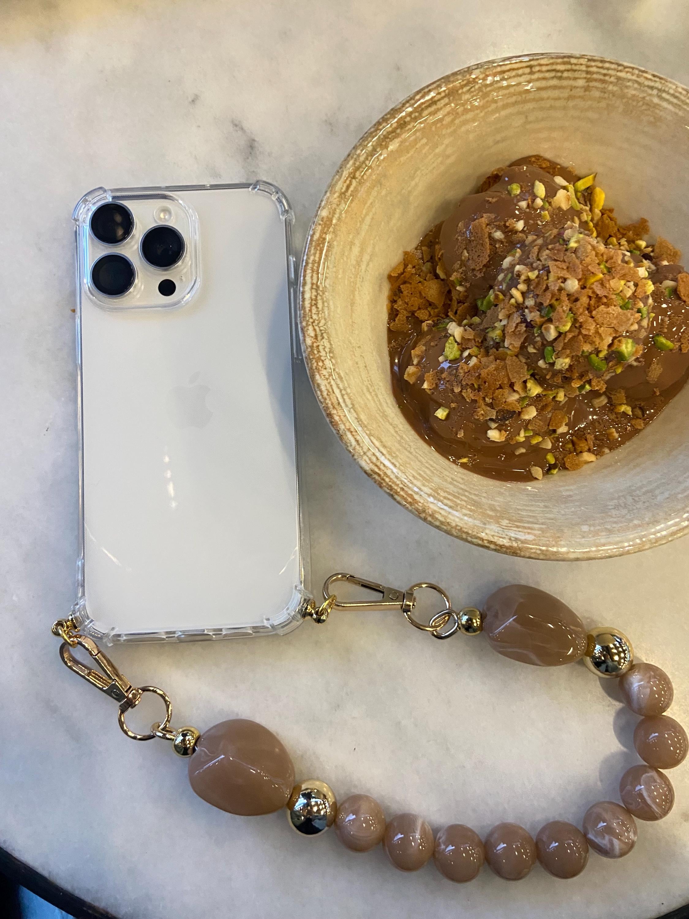 Luxury Beaded Phone Strap, Crystal Beaded Wrist Phone Strap, Wrist ...