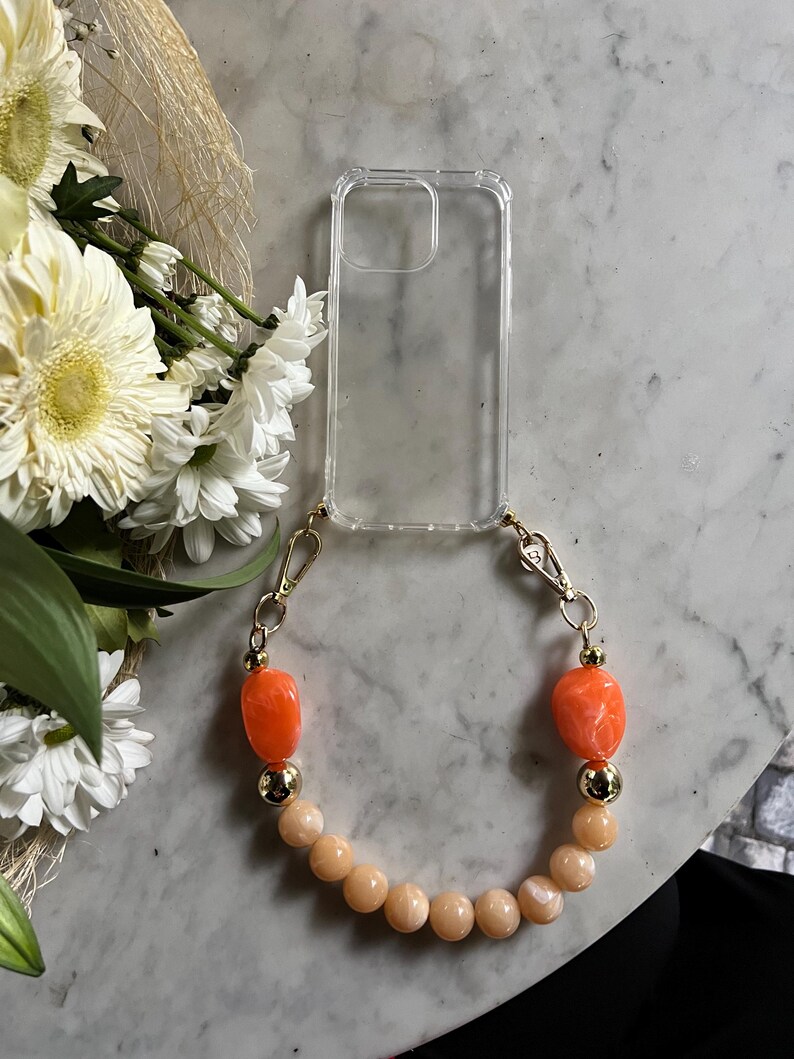 IPhone 17 Pro Max Luxury Beaded Phone Strap , Fashionable Wrist Chain ...