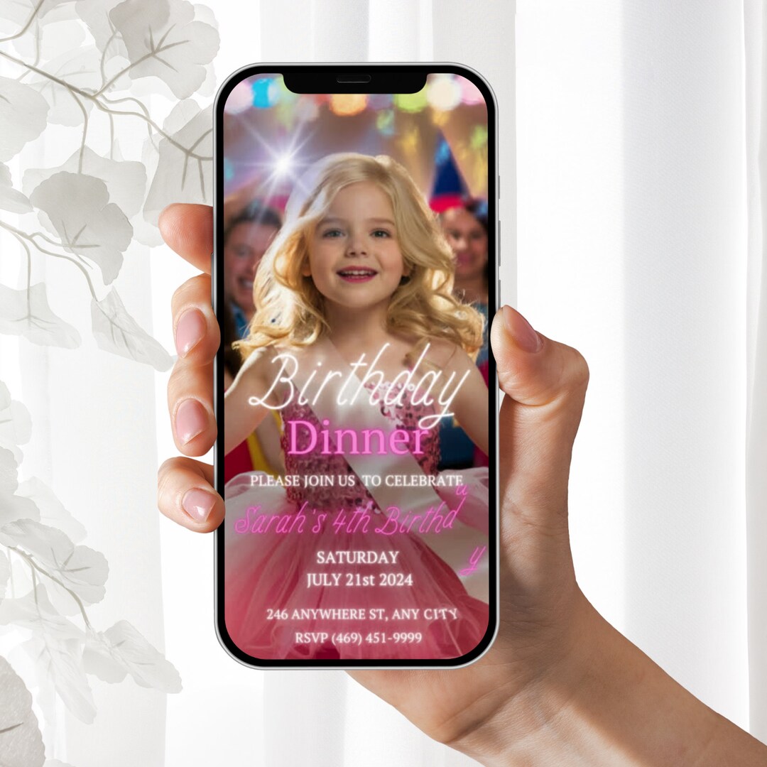 Animated Birthday Invitation Video - Digital Invite for a Fun Birthday ...