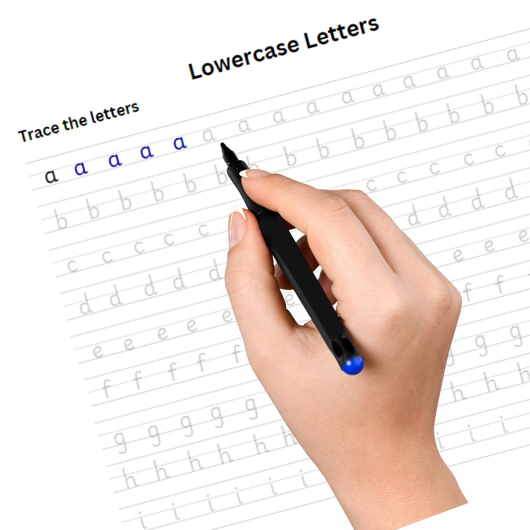 Printable Handwriting Worksheets – 7 Pages | Letter, Word, and Sentence ...