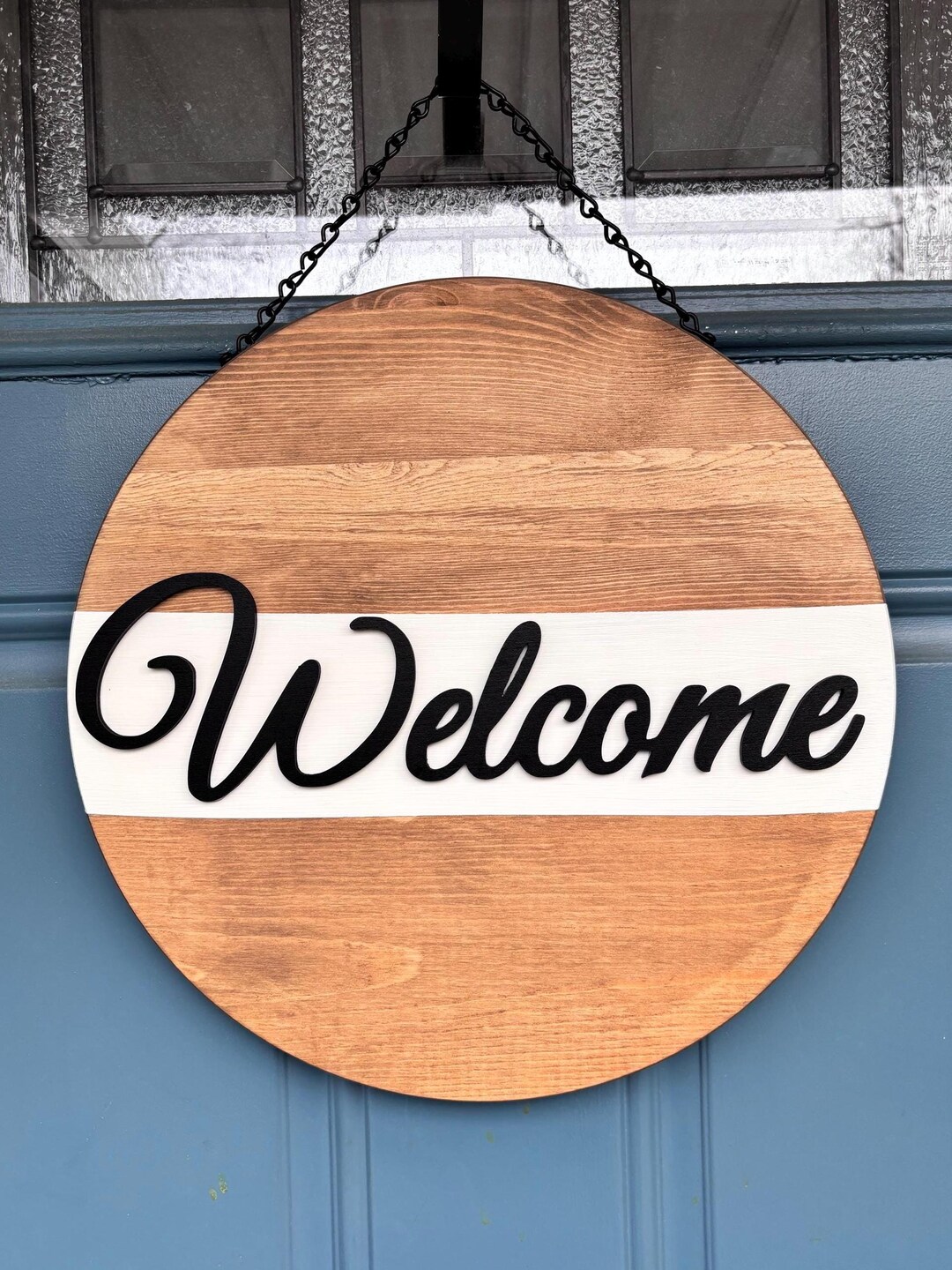 Welcome Sign-front Door Sign-welcome Door Hanger-housewarming Gift ...