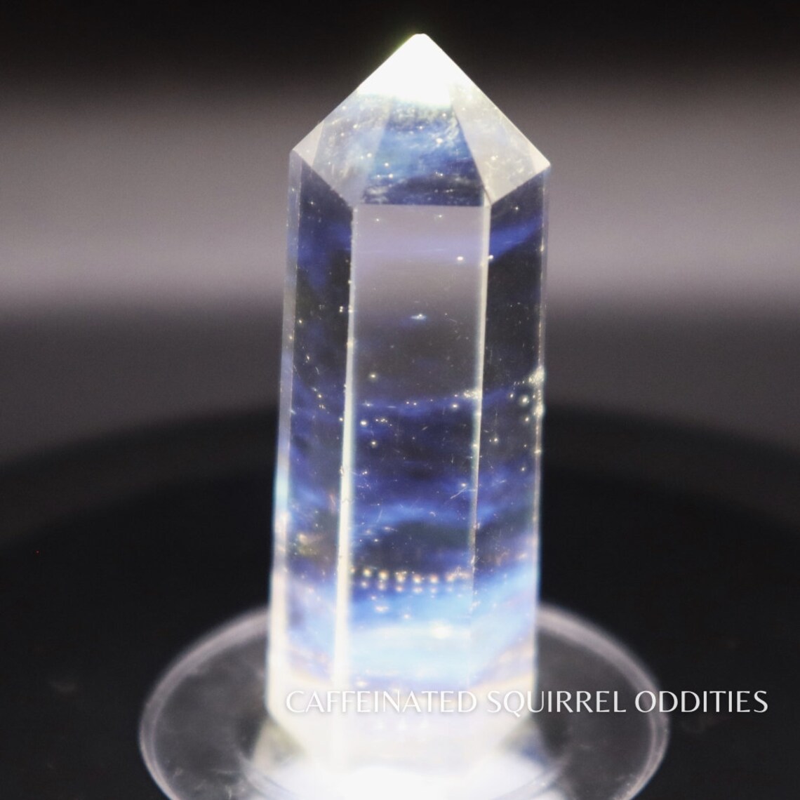 Blue Angel Feather Clear Quartz Gemstone Crystal - Etsy