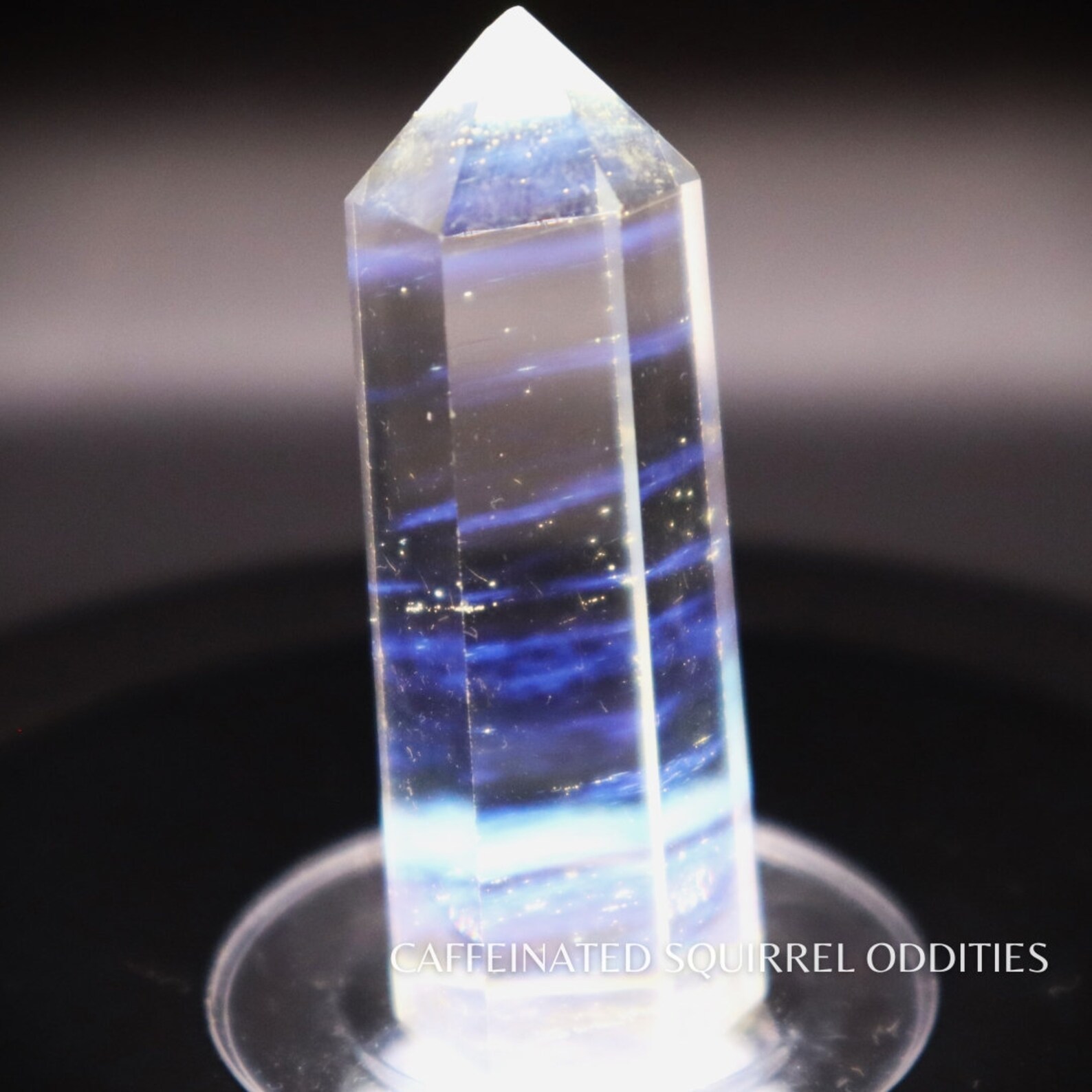 Blue Angel Feather Clear Quartz Gemstone Crystal - Etsy