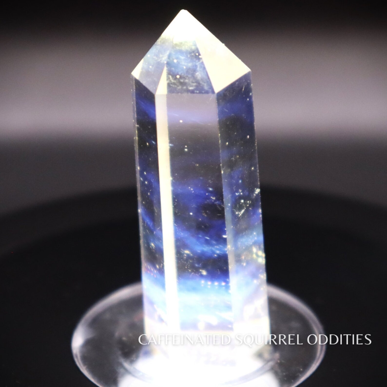 Blue Angel Feather Clear Quartz Gemstone Crystal - Etsy
