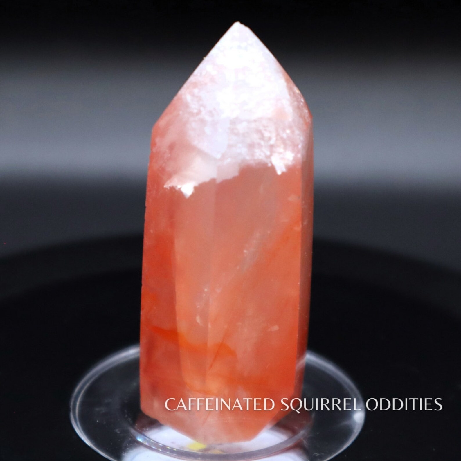 Fire Crackle Quartz Tower Gemstone Crystal - Etsy