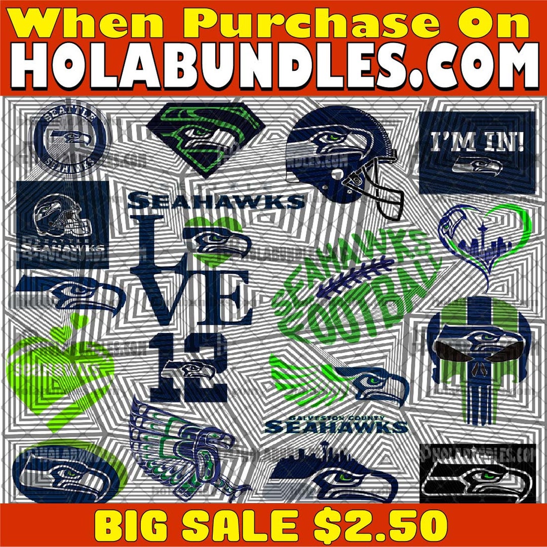 Seattle Seahawk Bundle Svg, Seattle Seahawk Svg, Sports Svg Files, Svg ...