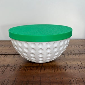 Golfers' Organizer - 3D Printed Golf Ball Bowl - Perfect Gift for ...