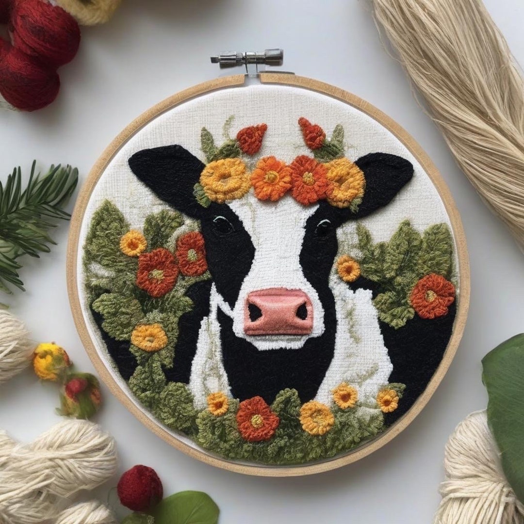 Punch Needle Pattern, Punch Needle, Punch Needle Art, Hoop Art - Etsy