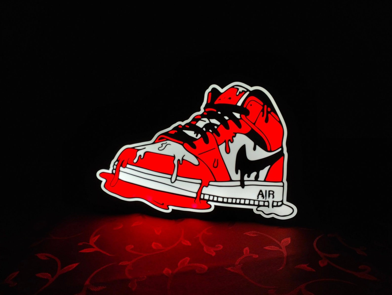 Air Jordan Inspired Fanart Lightbox LED Lamp - Etsy