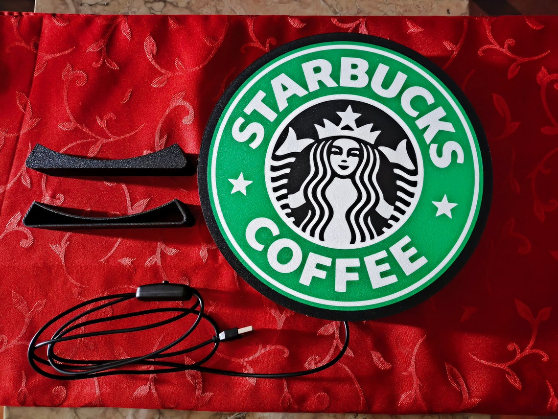 Starbucks Coffee Inspired Lightbox LED Lamp - Etsy