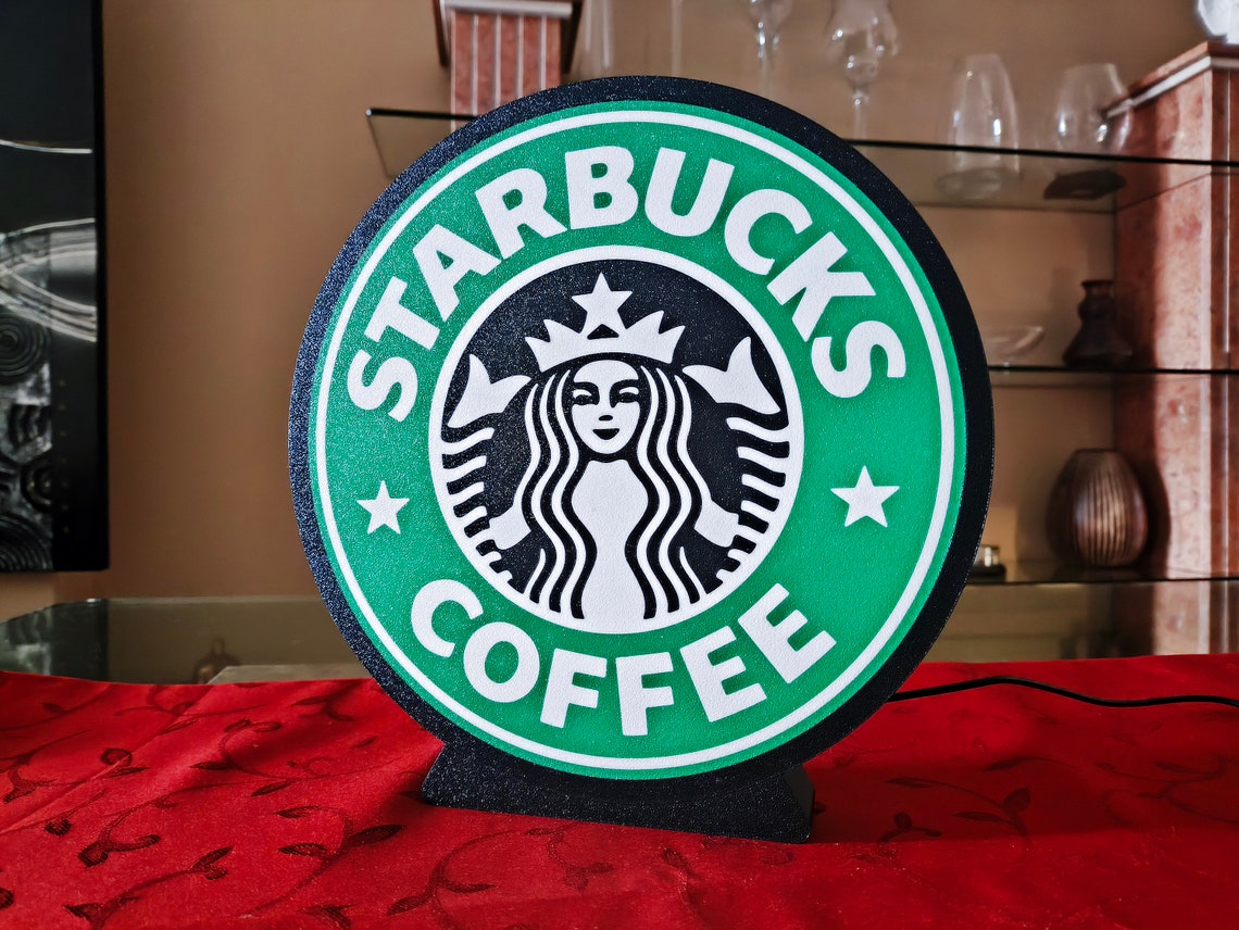 Starbucks Coffee Inspired Lightbox LED Lamp - Etsy