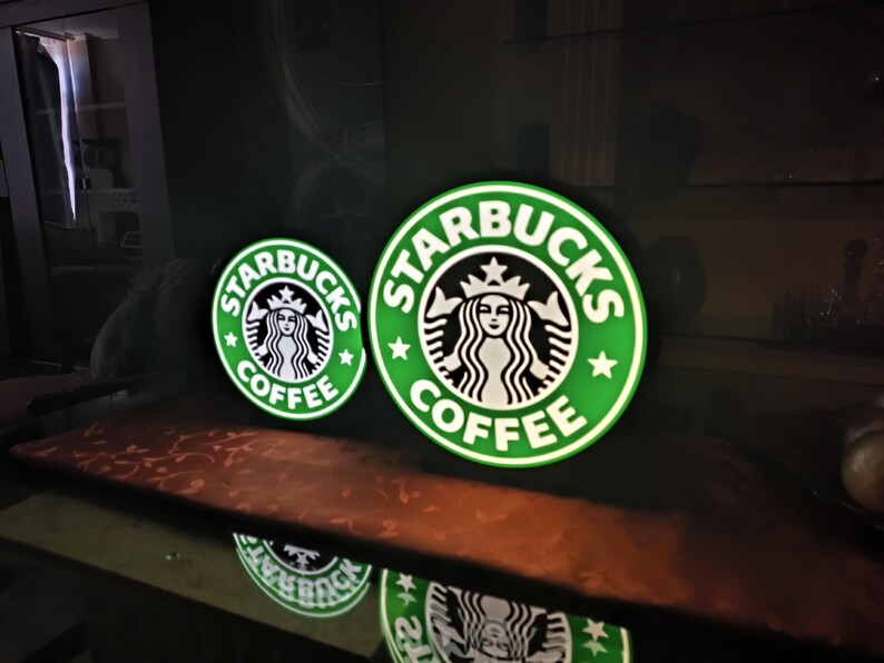 Starbucks Coffee Inspired Lightbox LED Lamp - Etsy
