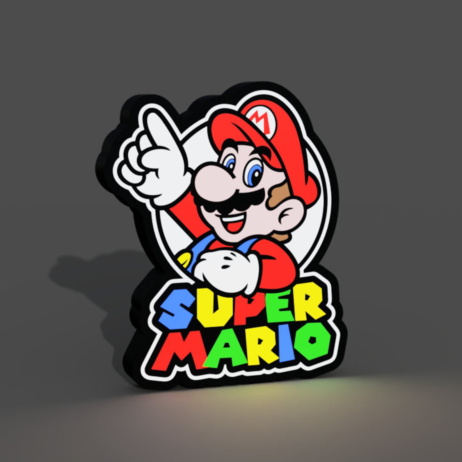 Super Mario Inspired Lightbox LED Lamp - Etsy