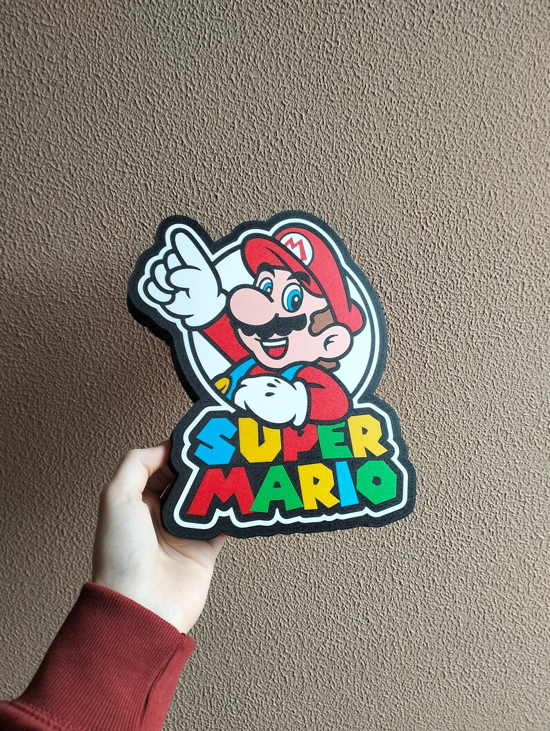 Super Mario Inspired Lightbox LED Lamp - Etsy