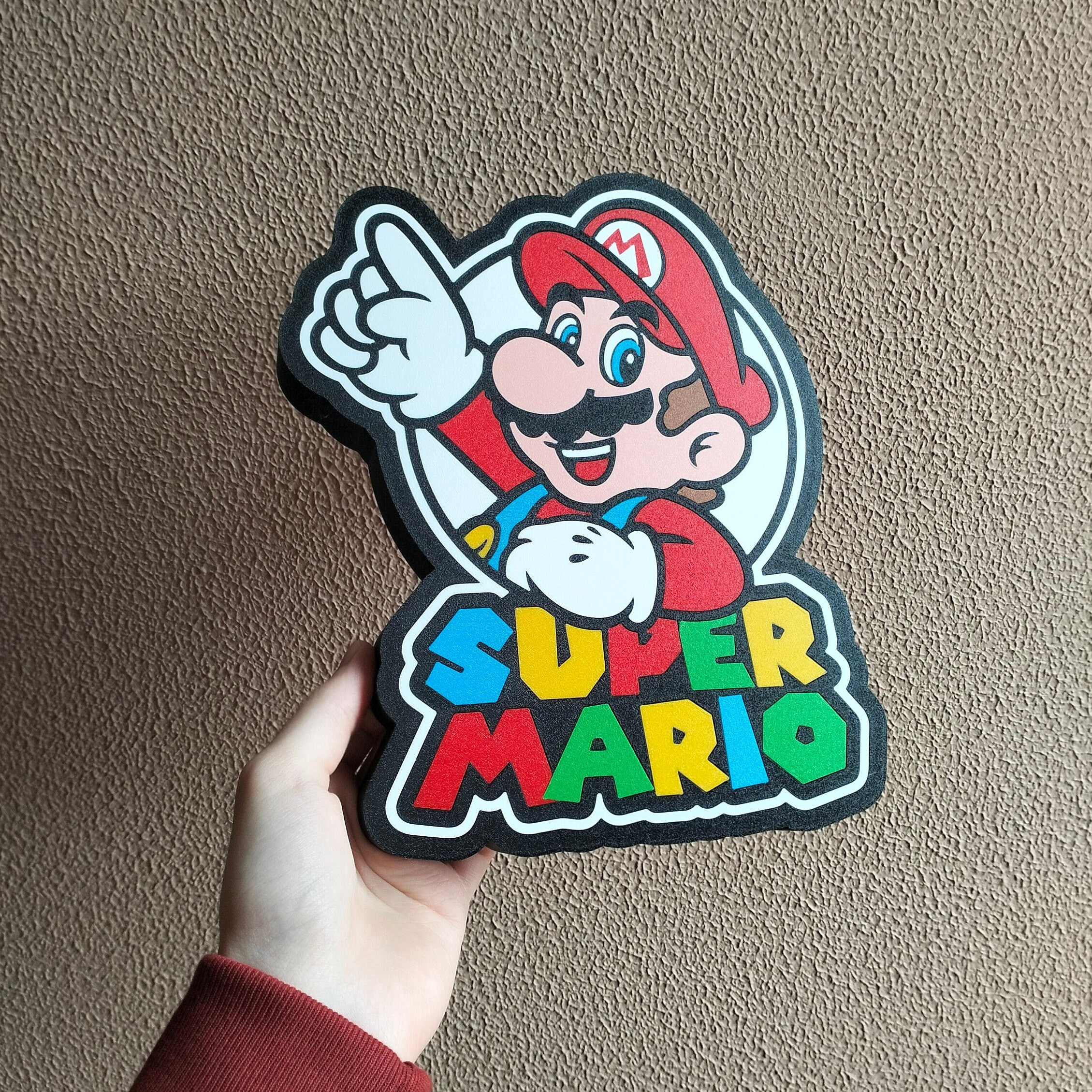 Super Mario Inspired Lightbox LED Lamp - Etsy