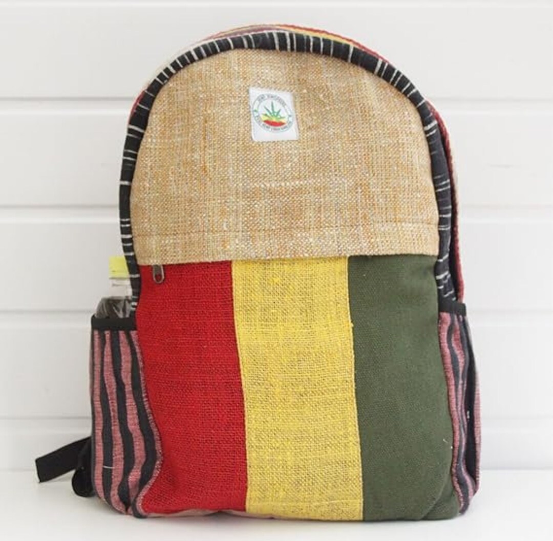 Hemp Hemisphere Hemp Backpack Rucksack Bag – Bags for Mens and Womens ...