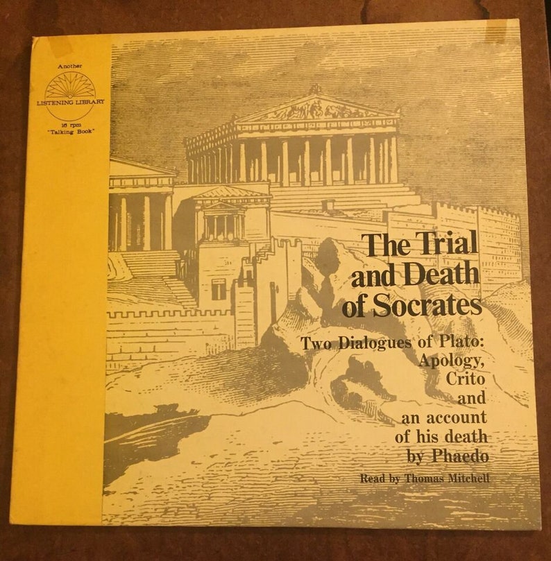 The Trial and Death of Socrates Thomas Mitchell 16 RPM Vinyl Listening ...