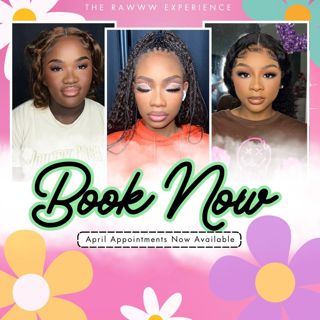 April Booking Flyer - Etsy