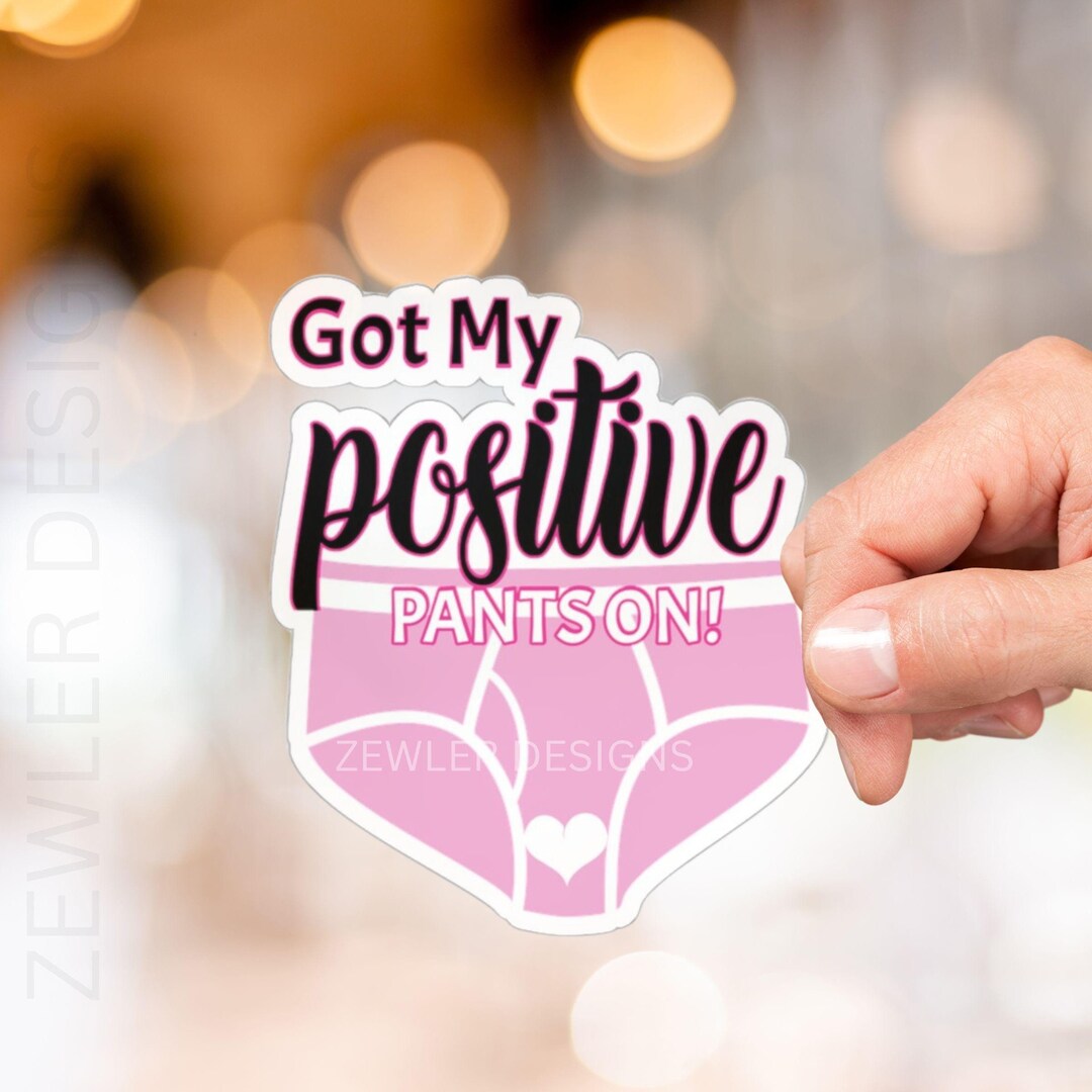 Positive Pants Mental Health Well-being Gifts, Positivity Gift, Cheer ...