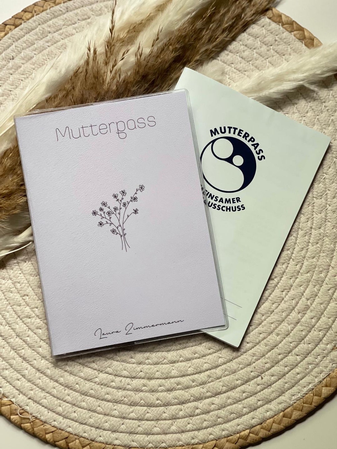 Personalizable Maternity Pass Cover: Stylish Protection for Your ...