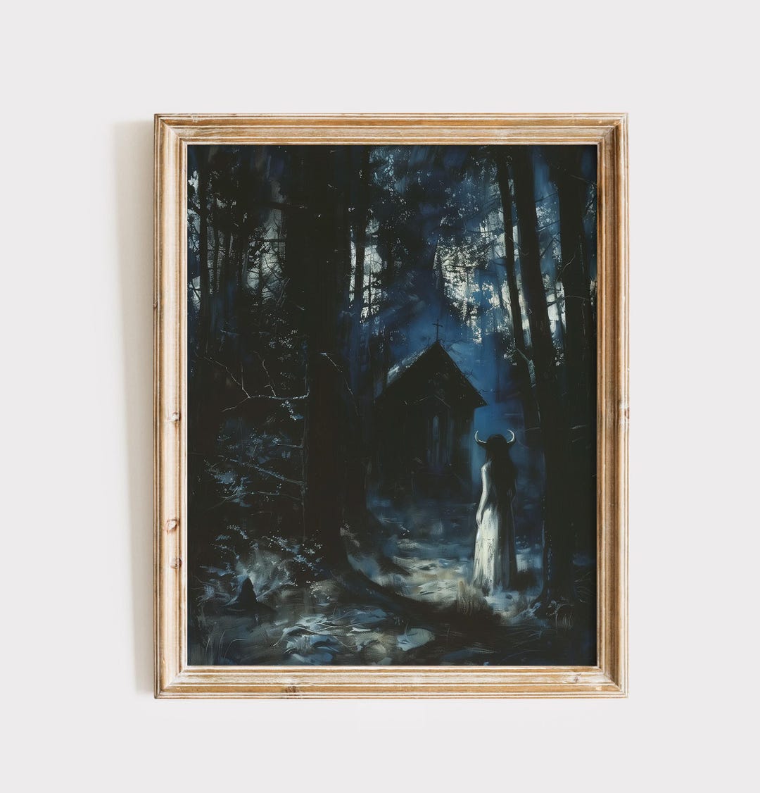 Lilith Art Print | Vintage Ghost Painting | Occult Poster | Witchcraft ...