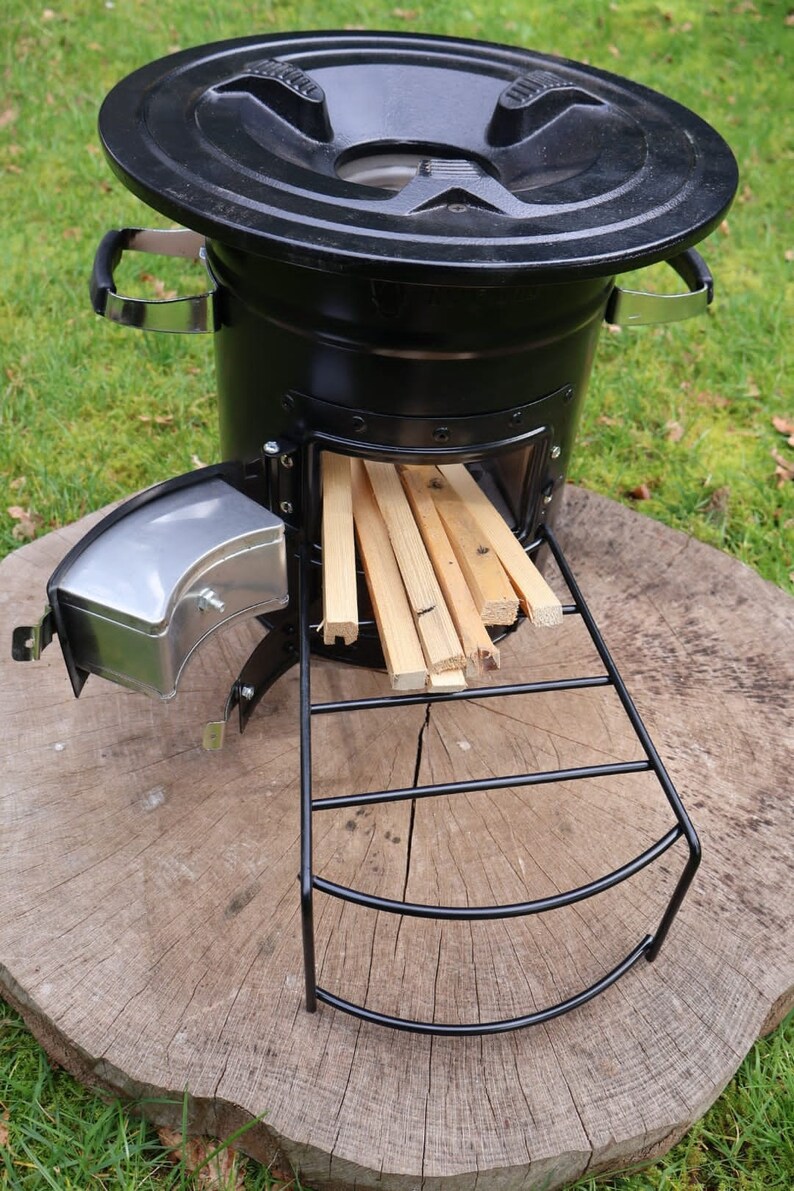 Cast Iron Rocket Stove - Etsy UK