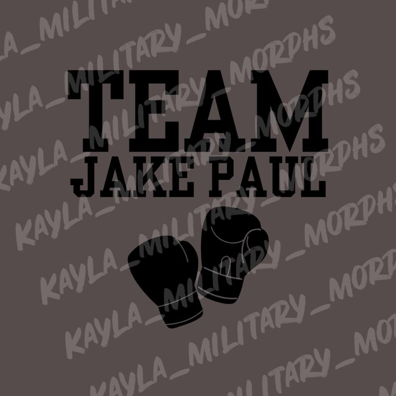 Boxing Team Jake Paul PNG 5 - Etsy