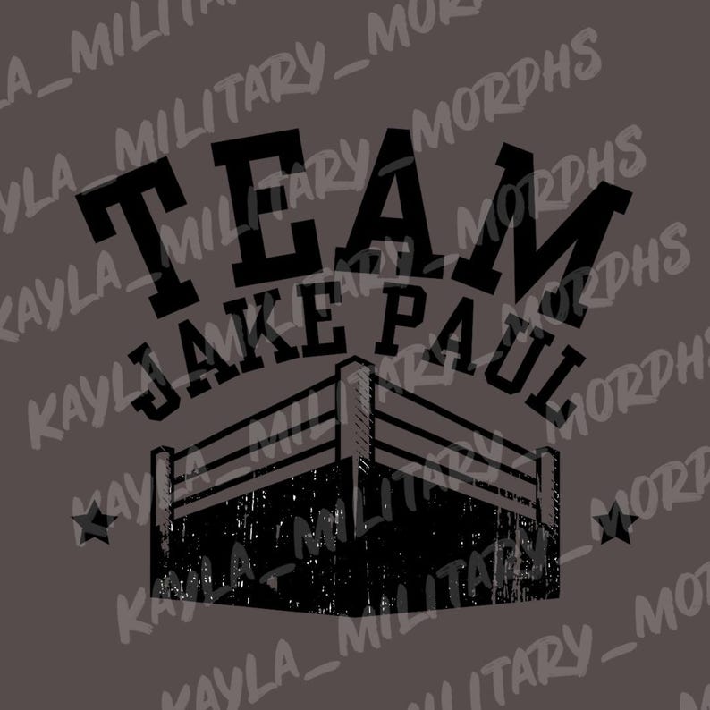 Boxing Team Jake Paul PNG 5 - Etsy
