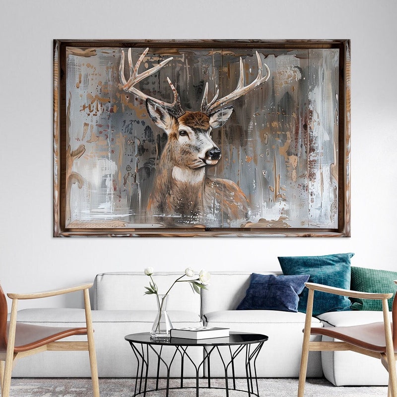 Deer Art Print - Etsy