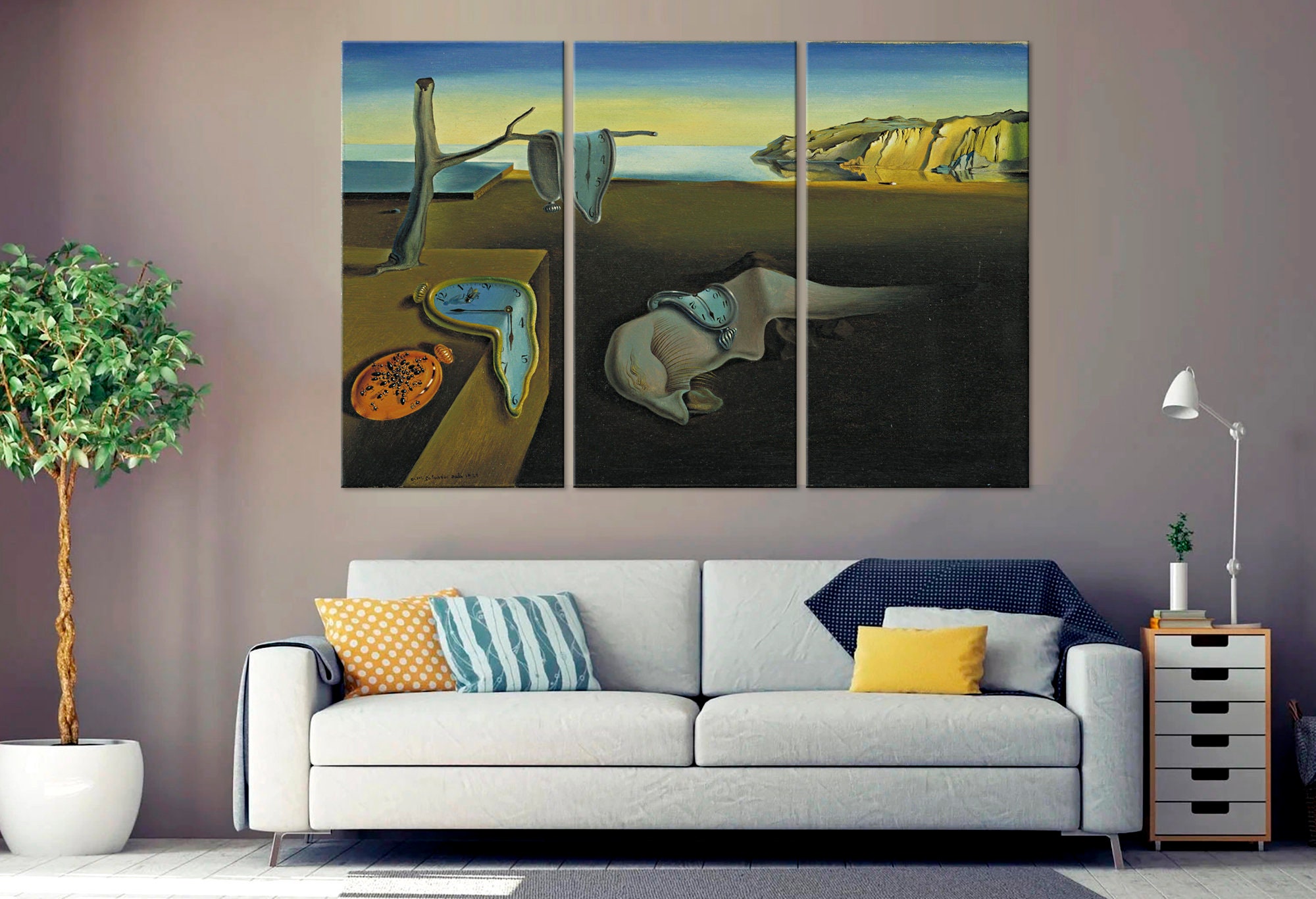 The Persistence of Memory Salvador Dali Canvas Print Salvador Dali ...
