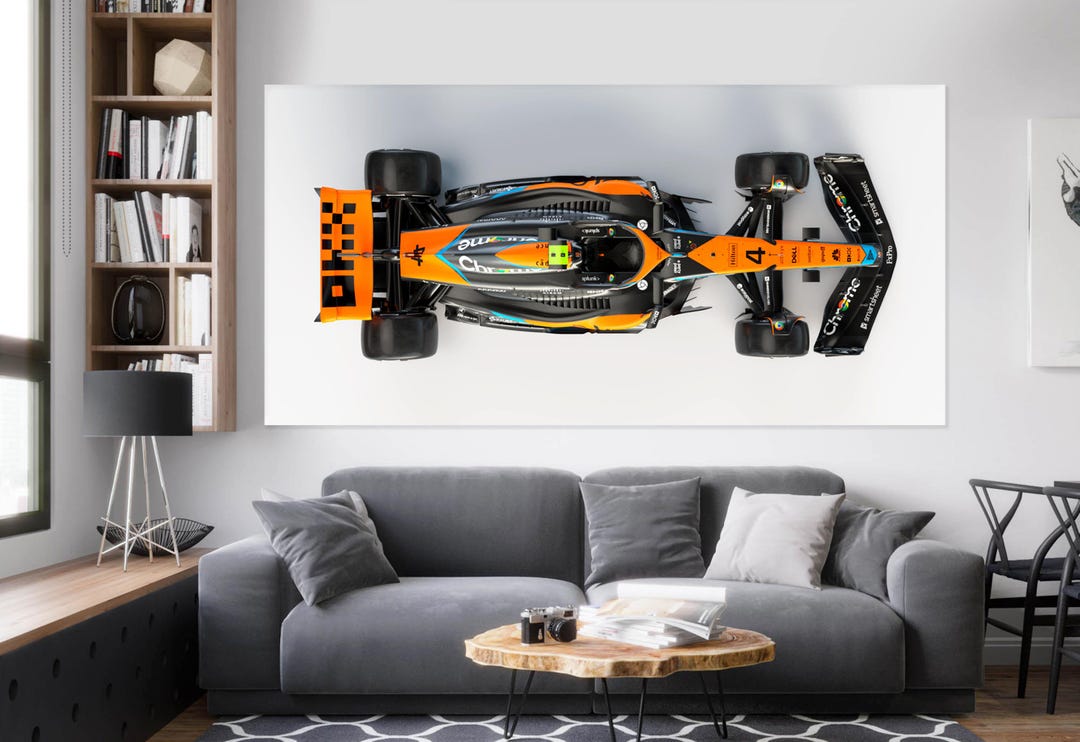 Formula 1 Canvas Print: F1 Racing Car Wall Art - Man Cave Decor - Etsy