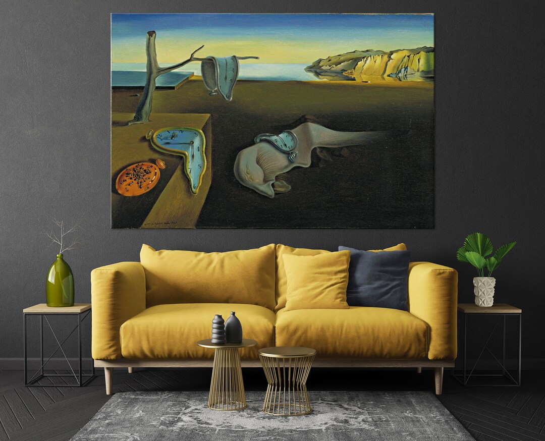 The Persistence of Memory Salvador Dali Canvas Print Salvador Dali ...