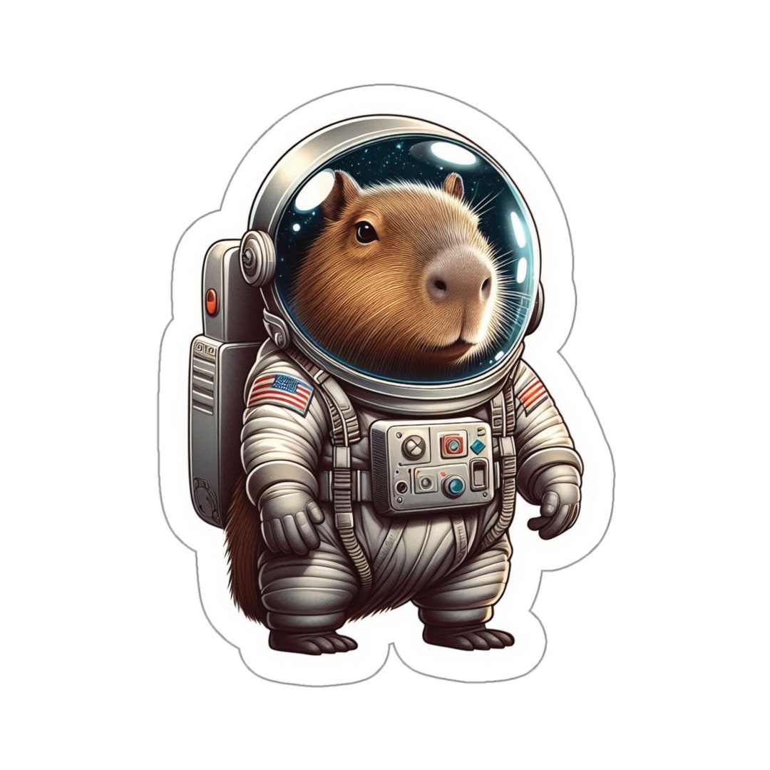 Capybara Vinyl Sticker Extravaganza, Planner, Laptop, Water Bottle ...